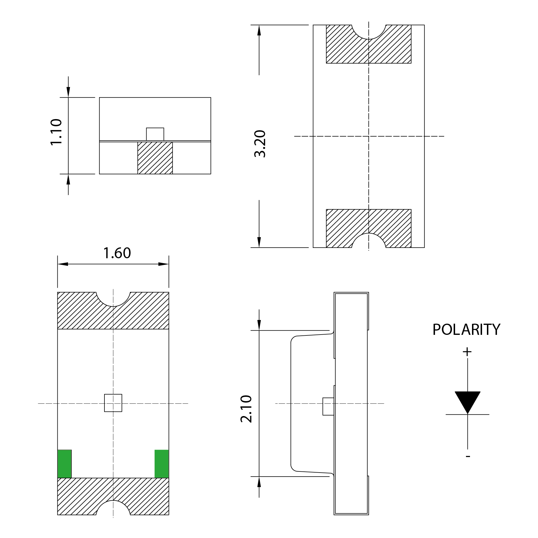 SMD｜Top View｜Single Color-1206 (LC150)-Para Light Electronics Co., Ltd.