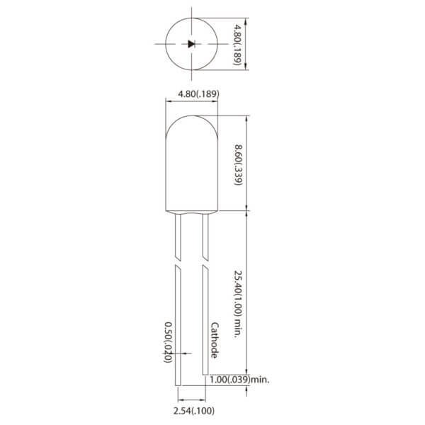 Lamp｜5mm｜Round｜Single Color-L523 - Para Light Electronics Co., Ltd.